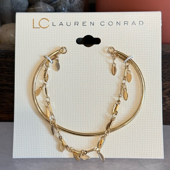 LC Lauren Conrad | Jewelry | Lc Lauren Conrad Gold Tone Dual2 Layered ...